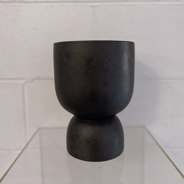 The Collective Hire - Black Textured Pot