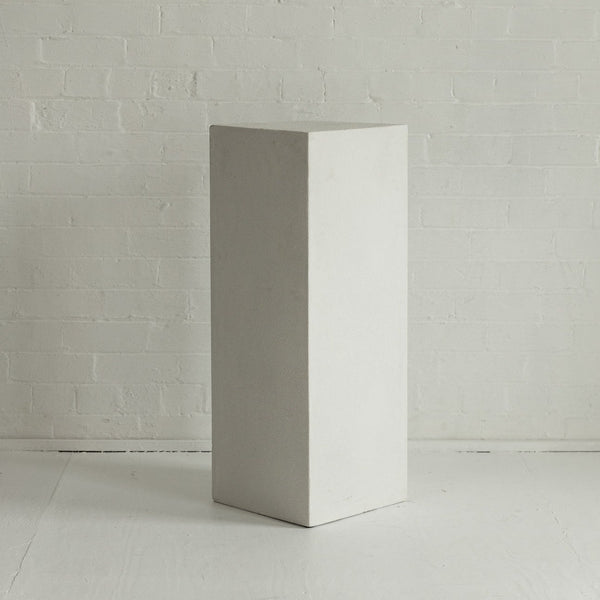 The Collective Hire - White Textured Plinths